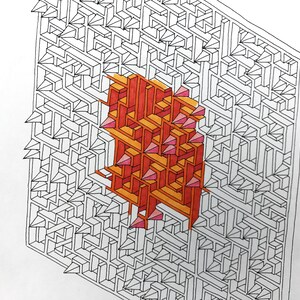 Colouring Page / Printable / Switchboard Labyrinth - Etsy