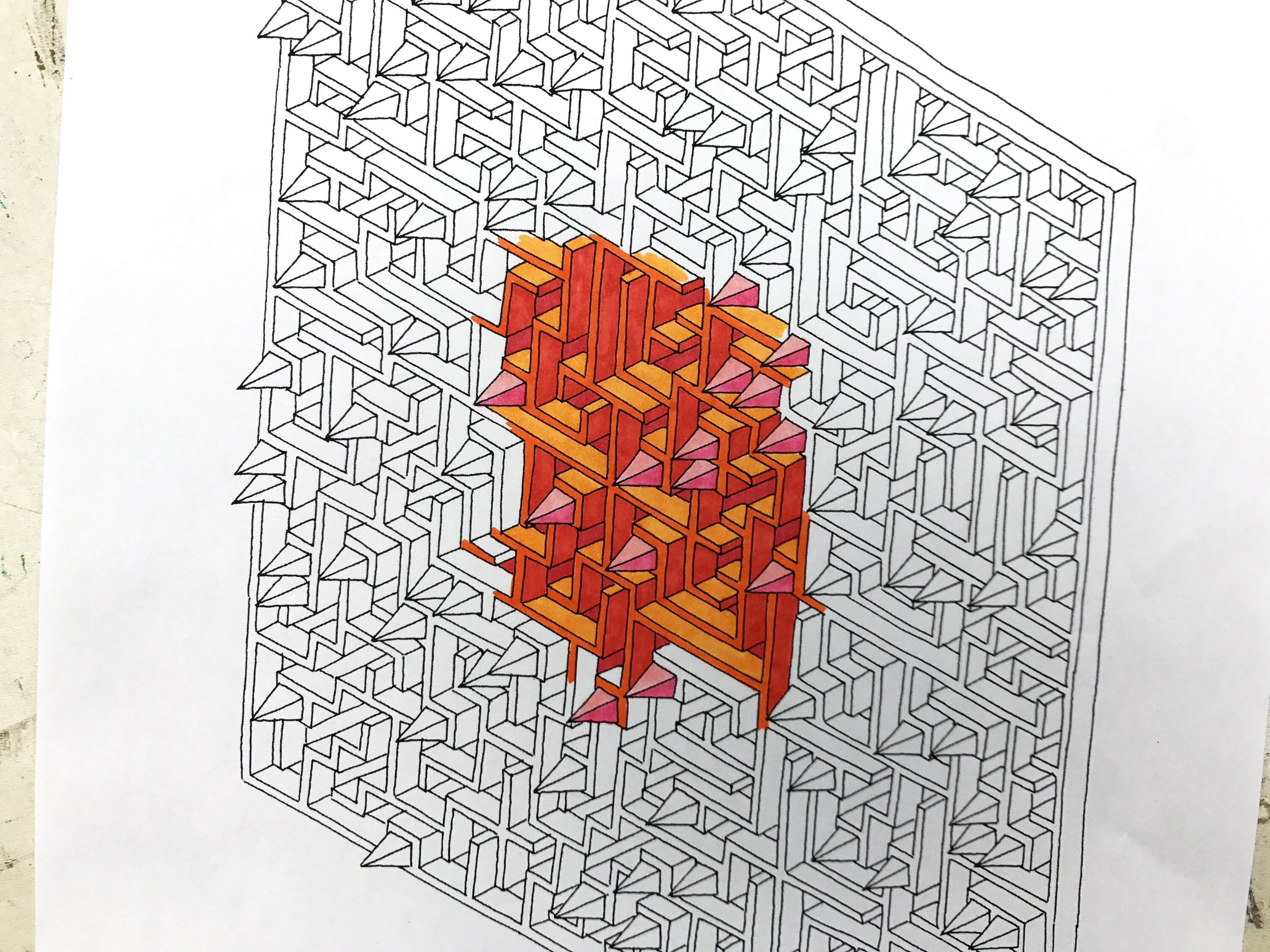 Colouring Page / Printable / Switchboard Labyrinth - Etsy