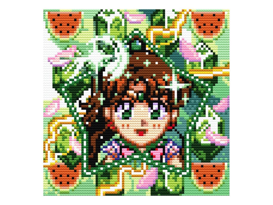 Jupiter Collage | Cross Stitch Pattern | Digital PDF Download | 78 X 78 ...