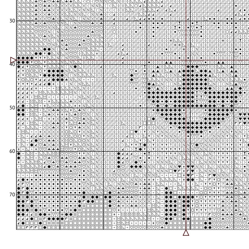 Jupiter Collage | Cross Stitch Pattern | Digital PDF Download | 78 X 78 ...