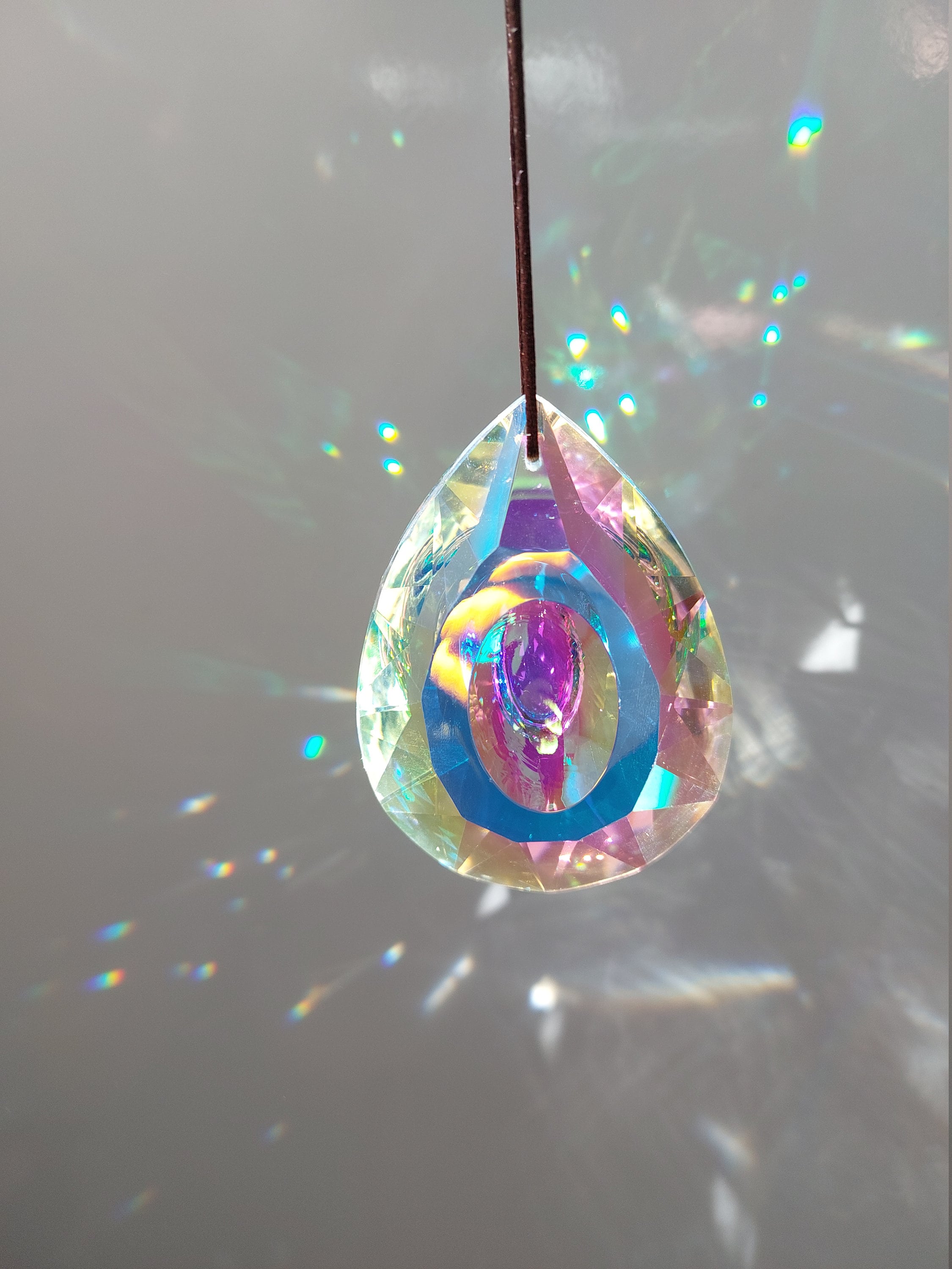 Large Hanging Crystals Prism /rainbow Maker Window Decoration - Etsy