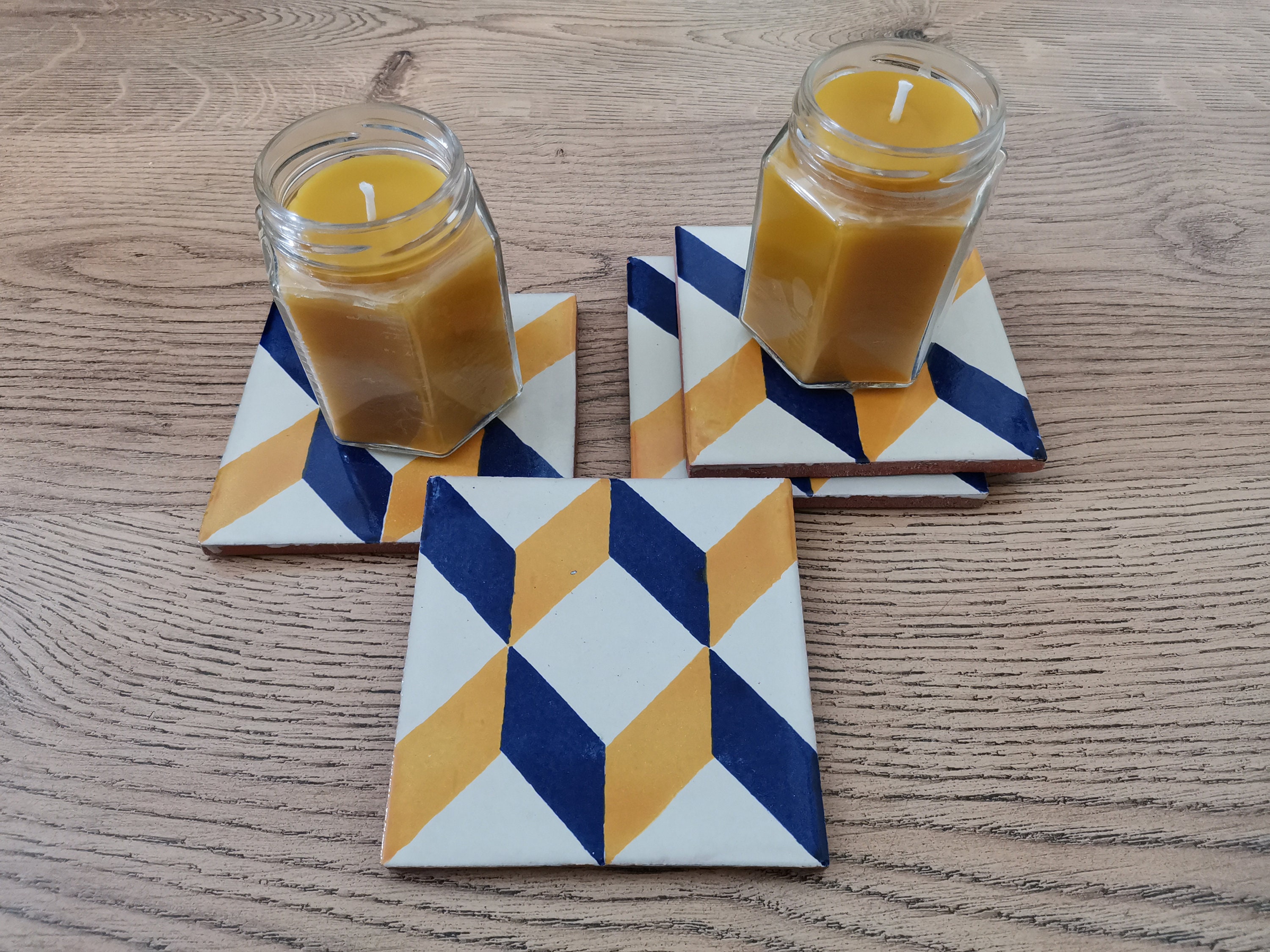 Ceramic coasters coasters coasters set of 4 home decor | Etsy