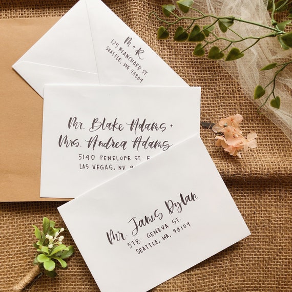 Addressing Envelopes By Hand Pin On Hand Addressed Envelopes
