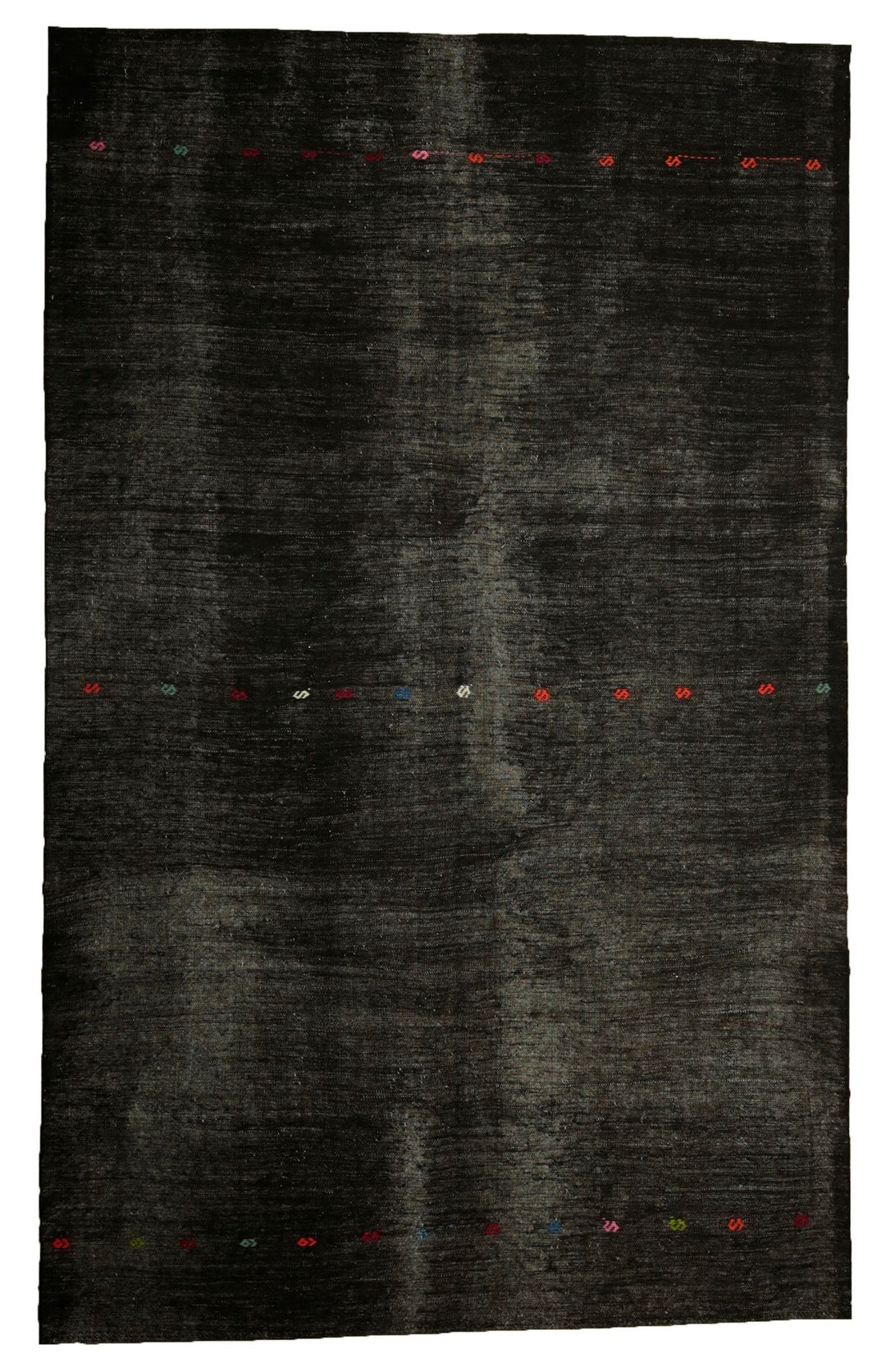 7x11 Turkish Goat Hair Rug, Organic Goat Hair Rug, Vintage Goat Hair ...