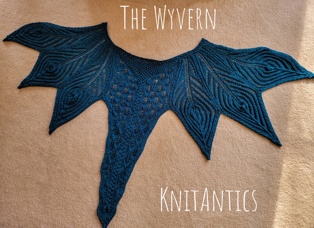 Knitting Pattern - the Wyvern - Etsy