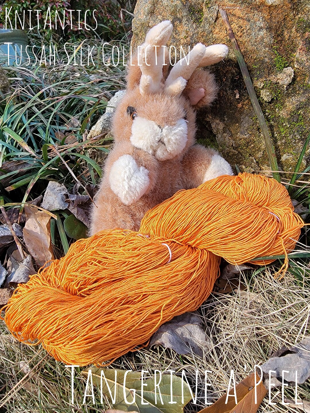Quercus - Tangerine A'peel - 100% Tussah Silk - 600m/100g - Lace Weight ...