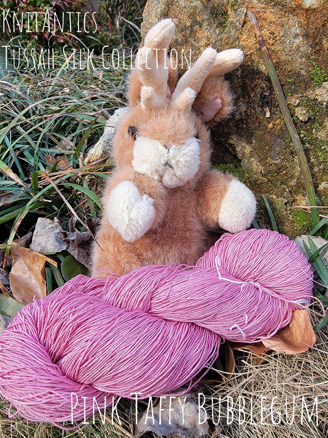 Quercus - Pink Taffy Bubblegum - 100% Tussah Silk - 600m/100g - Lace ...