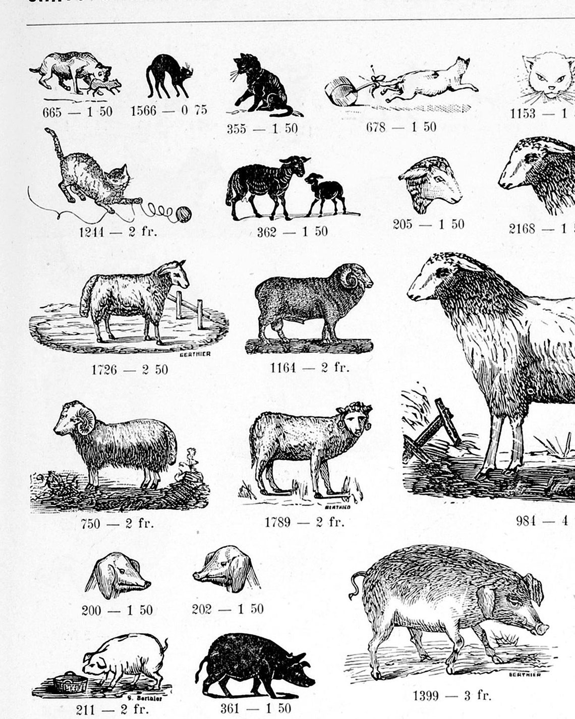 Victorian Cows and Pigs Vintage Art Printable Digital Download - Etsy