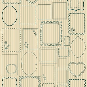 30 Cute Doodle Frame Stamp Brushes for Procreate - DIGITAL DOWNLOAD - Etsy