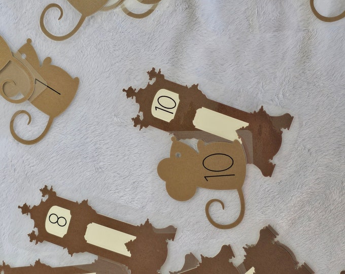 Hickory Dickory Dock Number Matching - Etsy