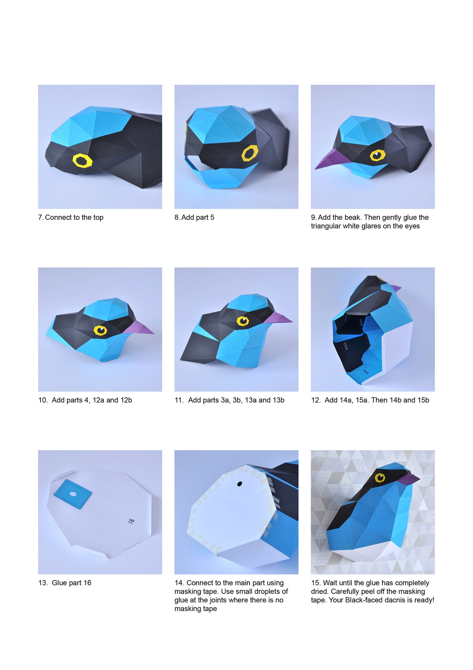 3d Paper Animal DIY Papercraft Low Poly Zoo Creative Toy - Etsy Canada