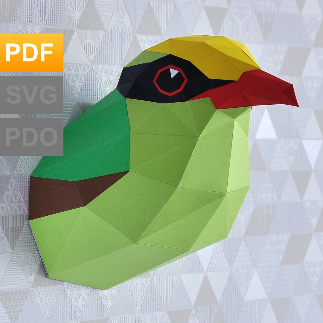 3d Paper Animal DIY Papercraft Low Poly Zoo Creative Toy - Etsy Canada