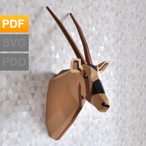 3d Paper Animal DIY Papercraft Low Poly Zoo Creative Toy - Etsy