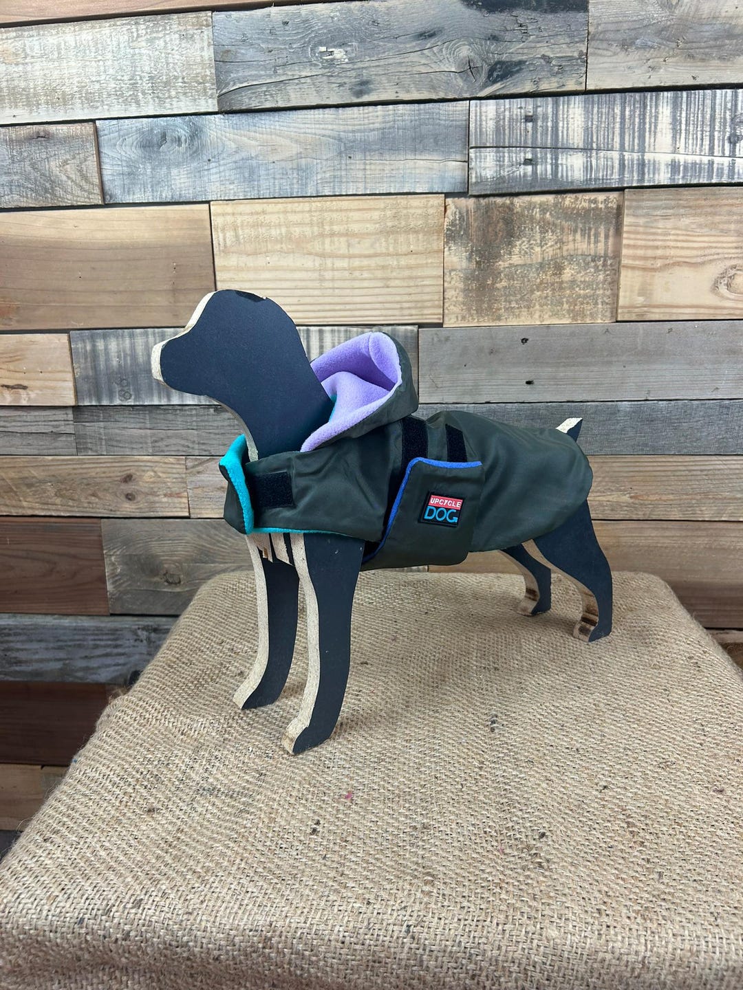 XS Upcycled Military Parachute Dog Parka: Handmade Fleece-lined Coat - Etsy