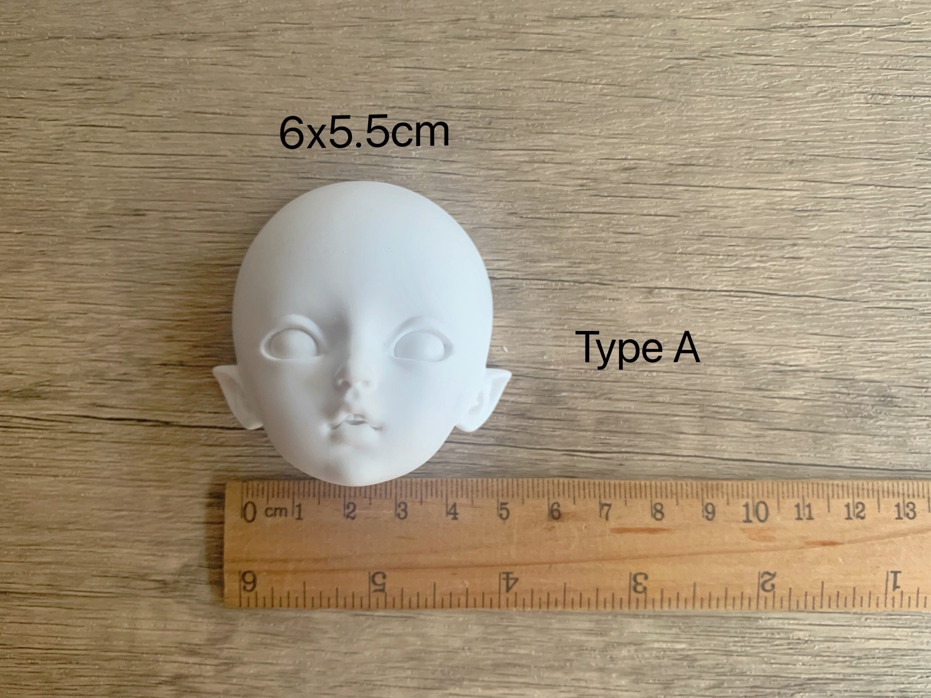 Miniature doll head 1/4/1/121/8 scales chibi doll face diy | Etsy