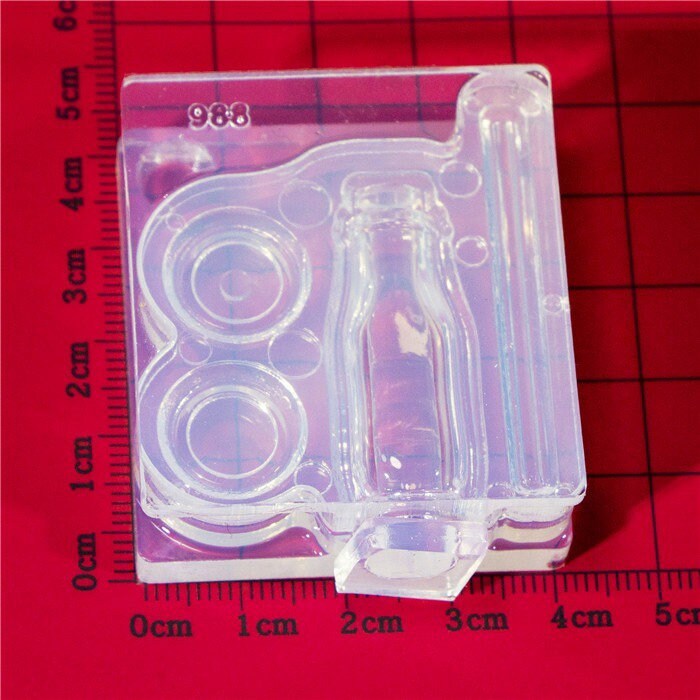 Miniature Mold Dollhouse Milk Drinking Bottle 3D Soft - Etsy