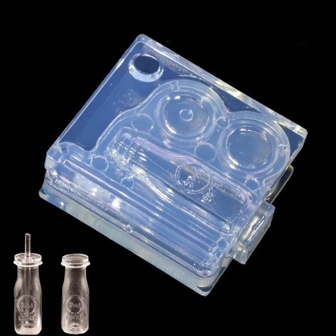 Miniature Mold Dollhouse Milk Drinking Bottle 3D Soft Mold/resin ...