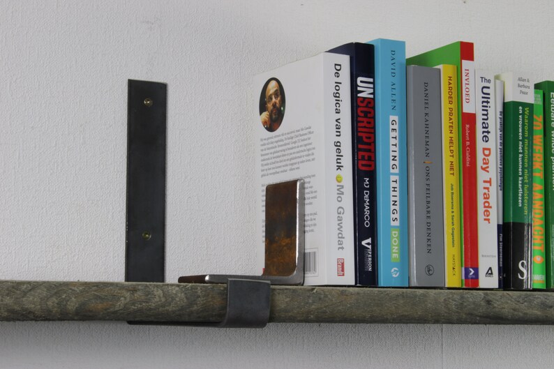 Metal bookends industrial bookends steel supports for books | Etsy Metal bookends industrial bookends steel supports for books | Etsy