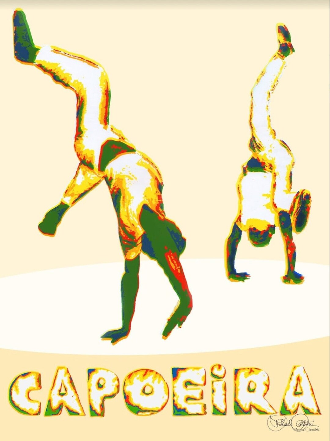 Capoeira Angola Mestres Hand-illustrated Print Poster - Etsy