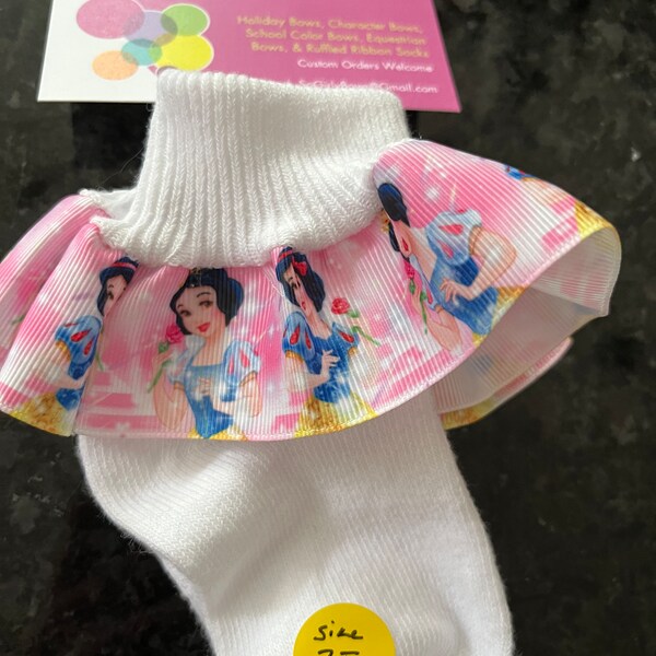 Snow White Socks - Etsy