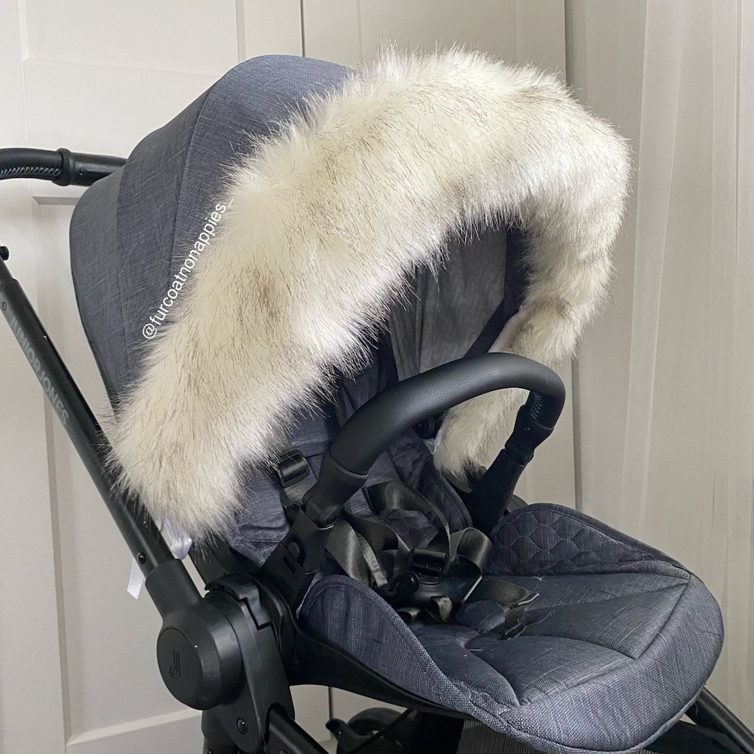 Arctic Fox Faux Fur Pram Hood Trim - Etsy