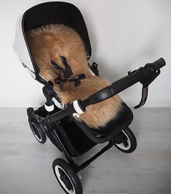 Caramel Natural U.K. Sheepskin Pram Seat Liner - Etsy