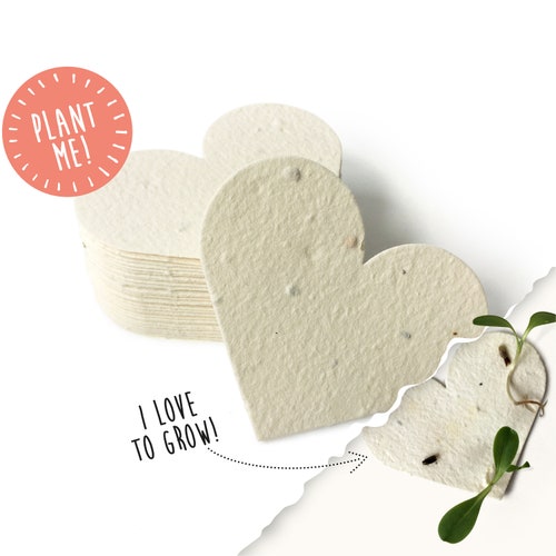 Plantable SEED PAPER Eco-friendly Sustainable Biodegradable - Etsy
