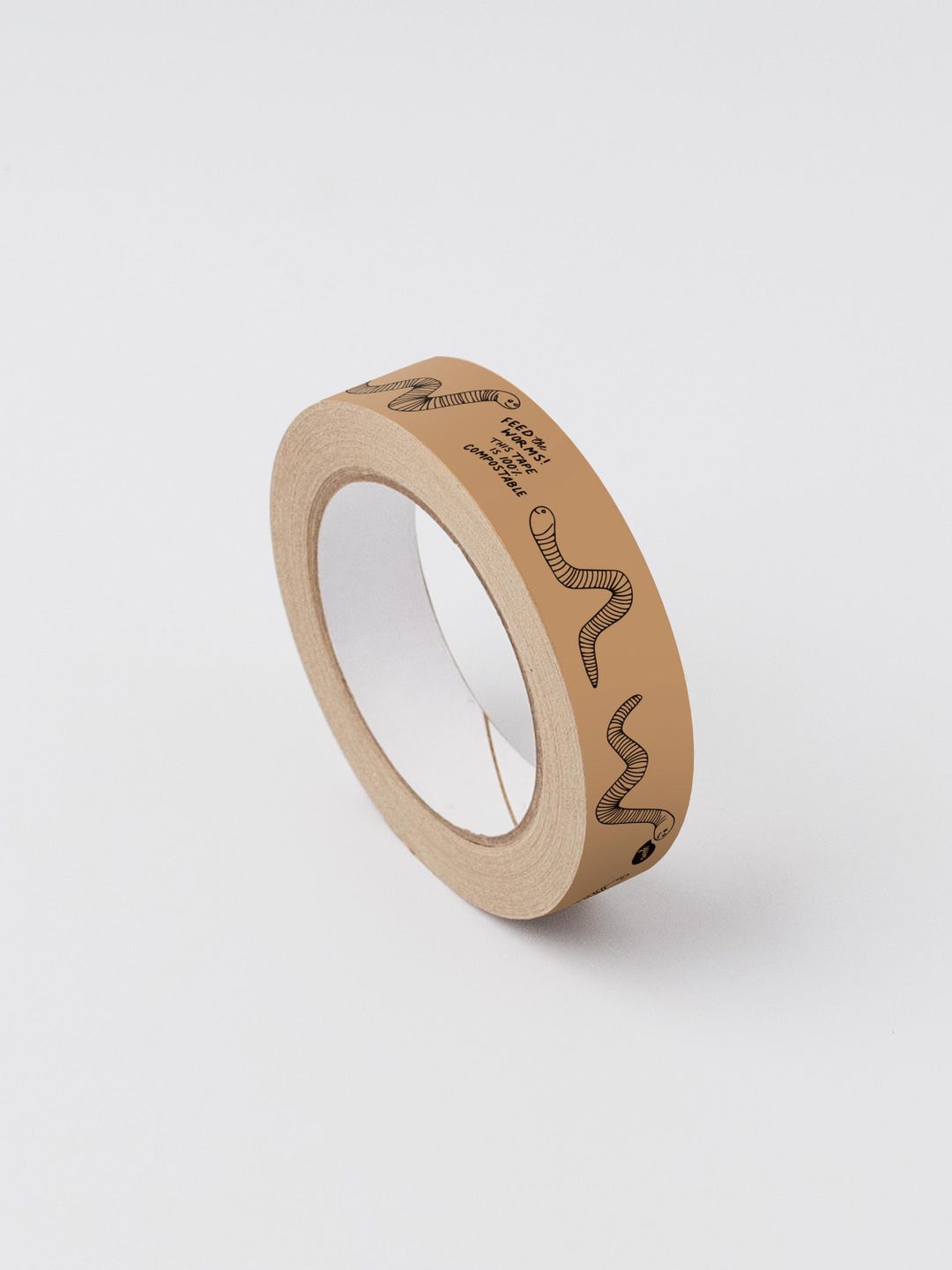 Feed the Worms Kraft Paper Tape 24mm | Worm Tape | Compostable ...
