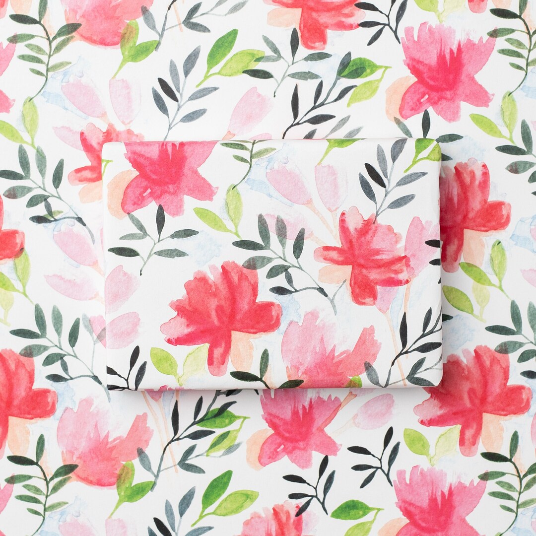 Recycled Wrapping Paper & Plantable Gift Tag Set | Roses Luxury ...