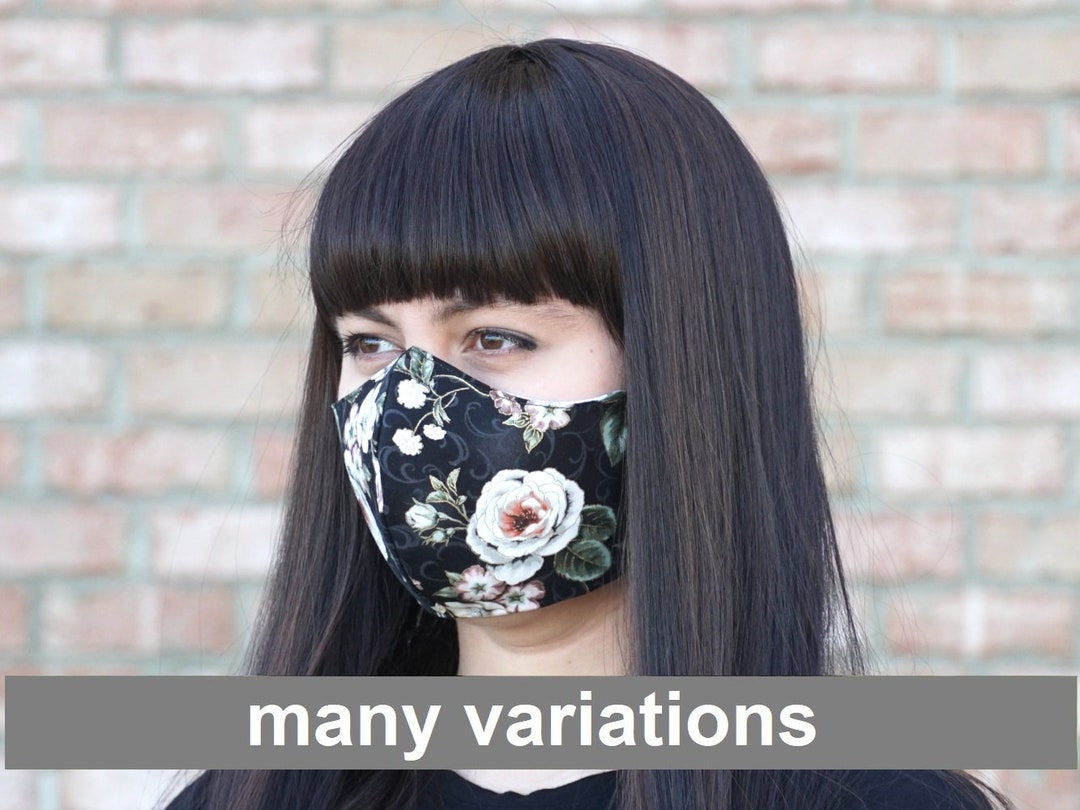 Reusable / Washable Face Mask With Filter Pocket, 100% Cotton Mask ...
