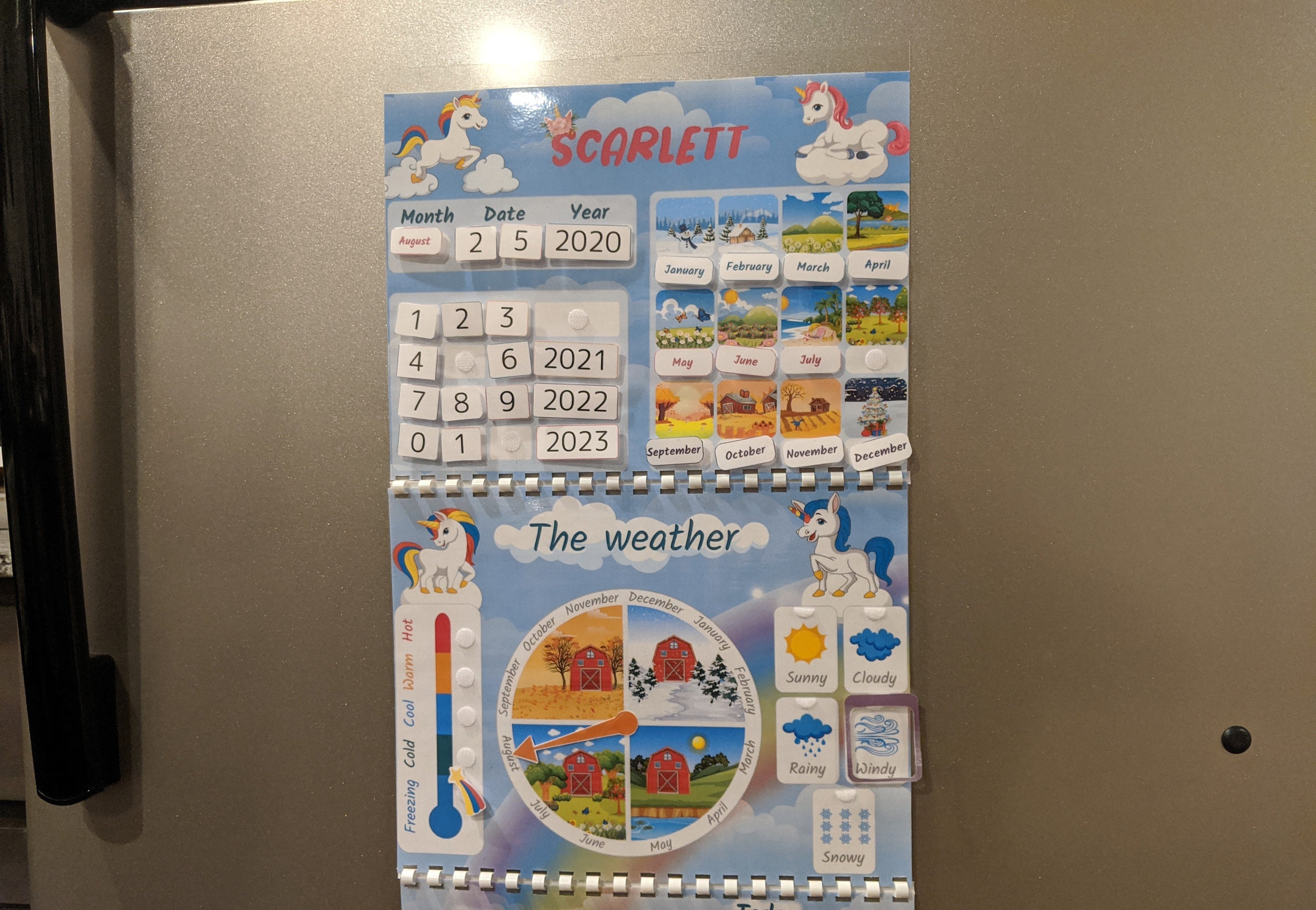 Custom Calendar for Kids Personalized Kids Calendar Daily | Etsy