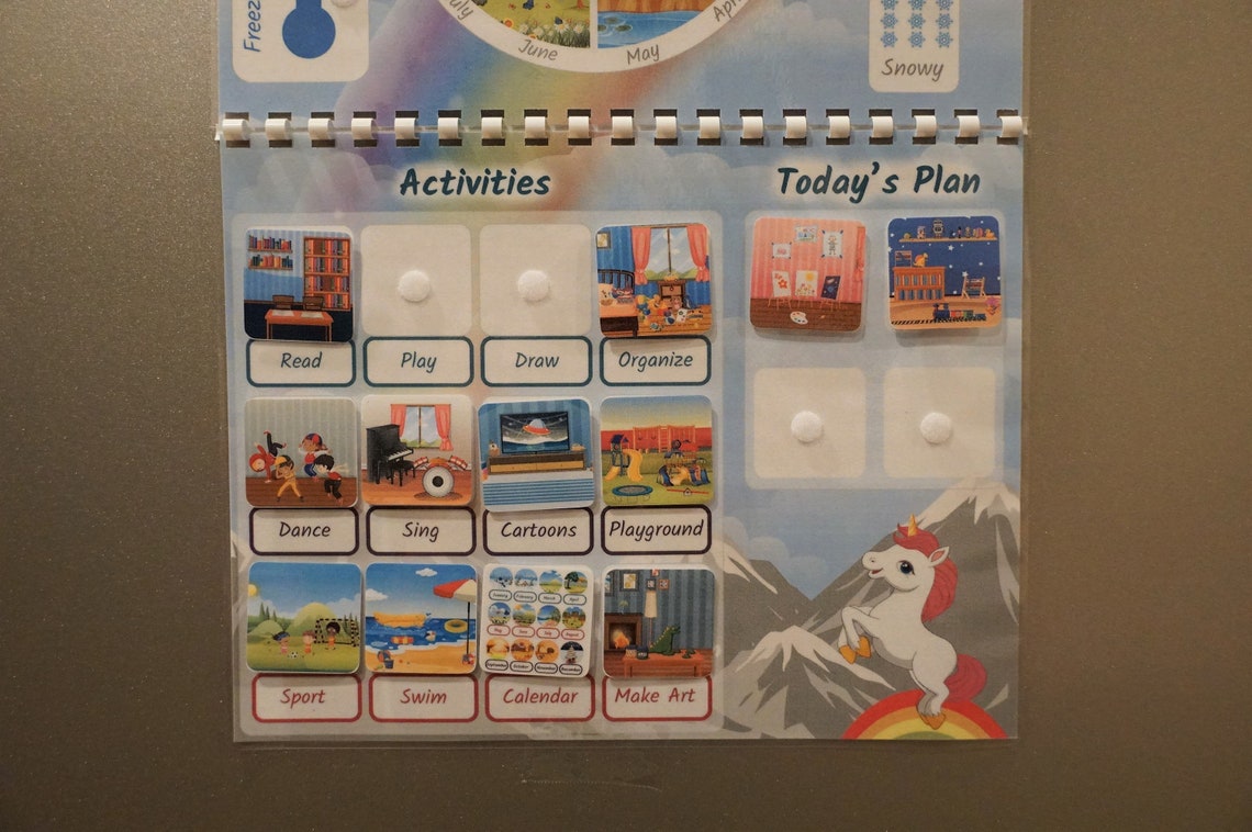 Custom Calendar for Kids Personalized Kids Calendar Daily | Etsy