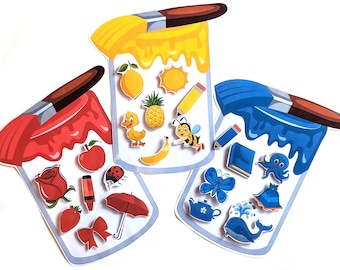 Color Sorting Jars, Color Matching Activity, Learning Colors, Toddler ...
