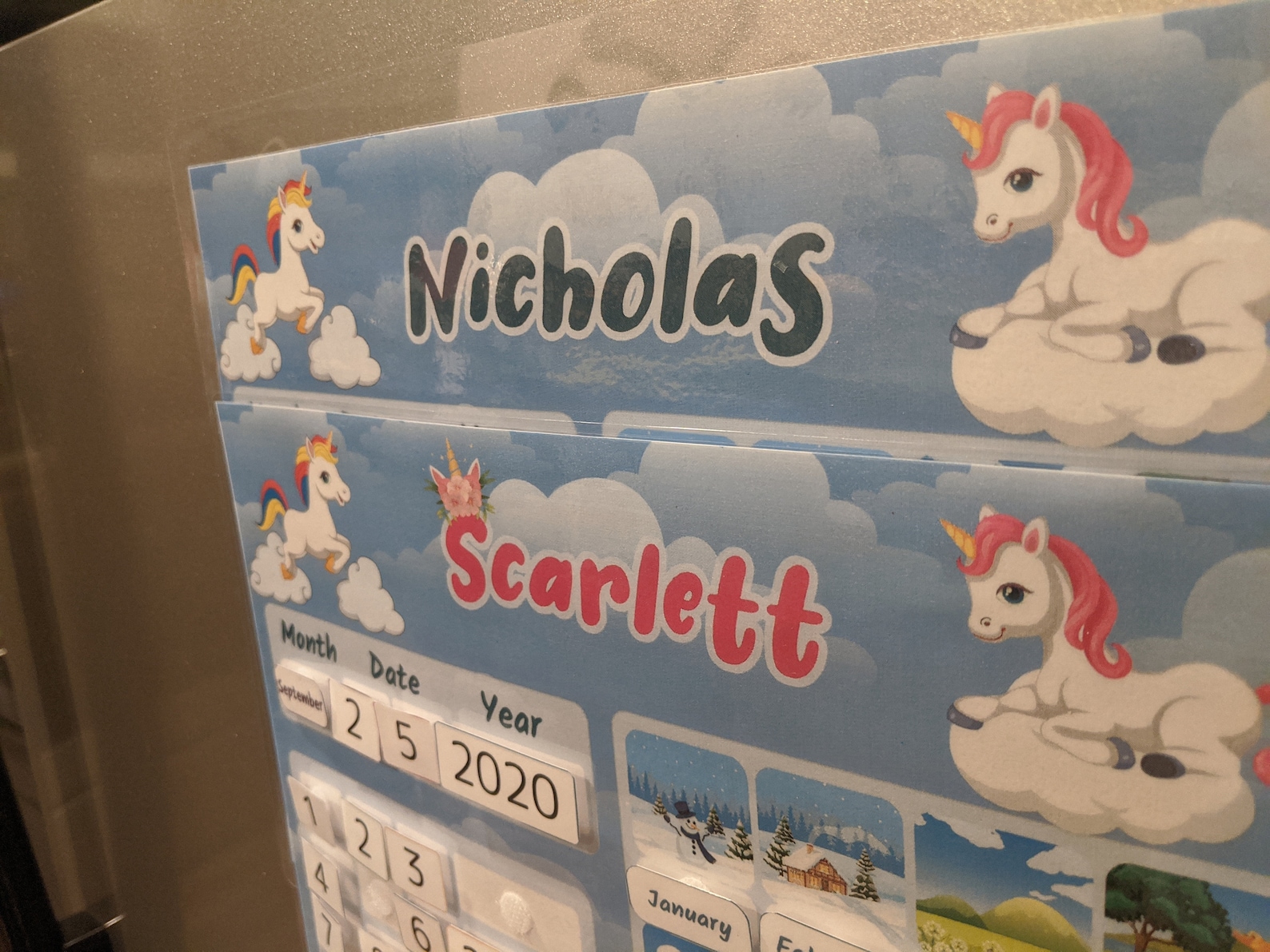 Custom Calendar for Kids Personalized Kids Calendar Daily | Etsy