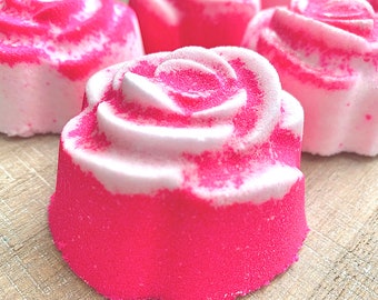 Rose Bath Bomb Bath Bombs Red Rose Valentine's Day - Etsy