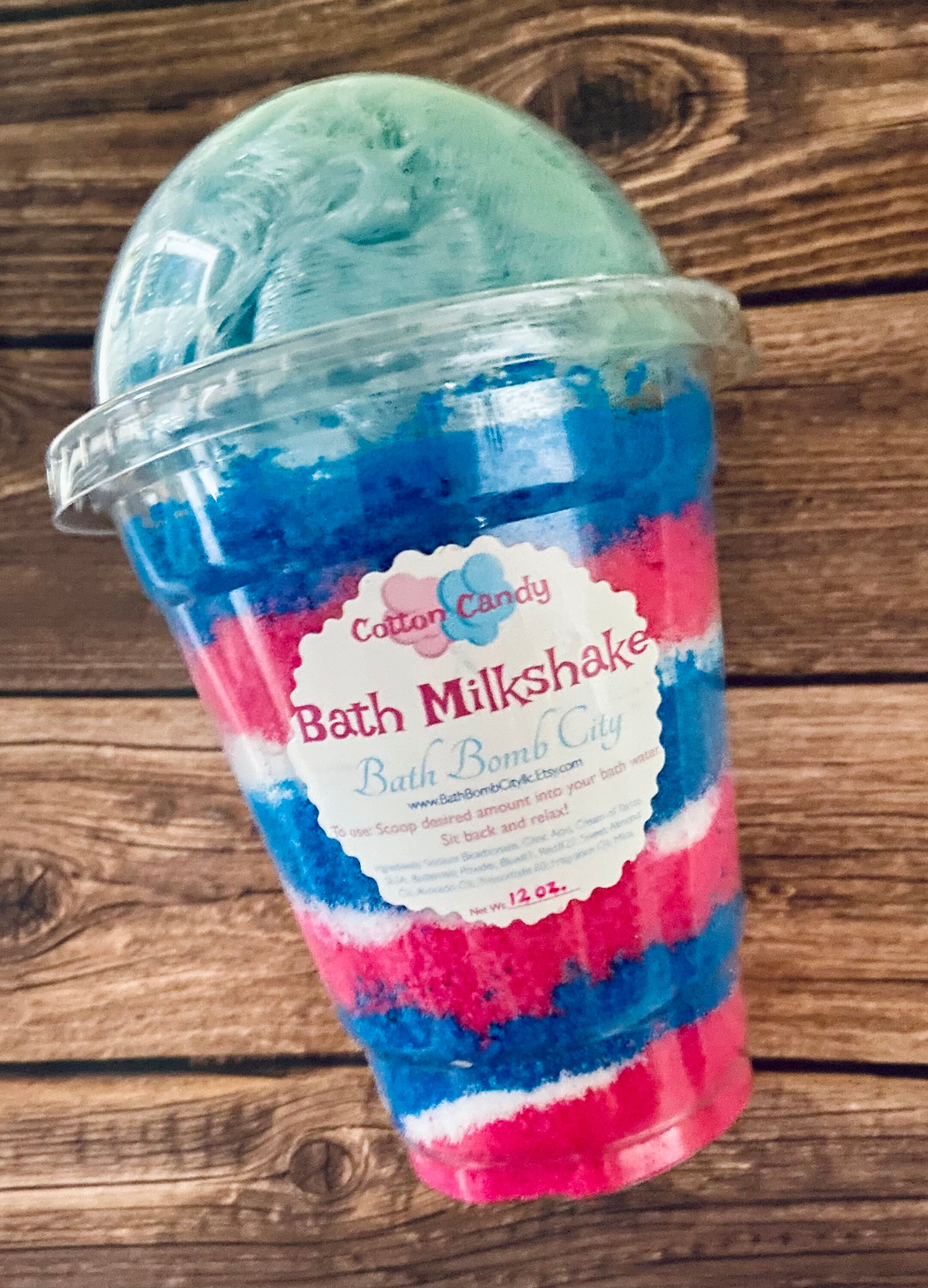 Bath Milkshake Bath Bomb Milkshake Cotton Candy Bath Bomb | Etsy