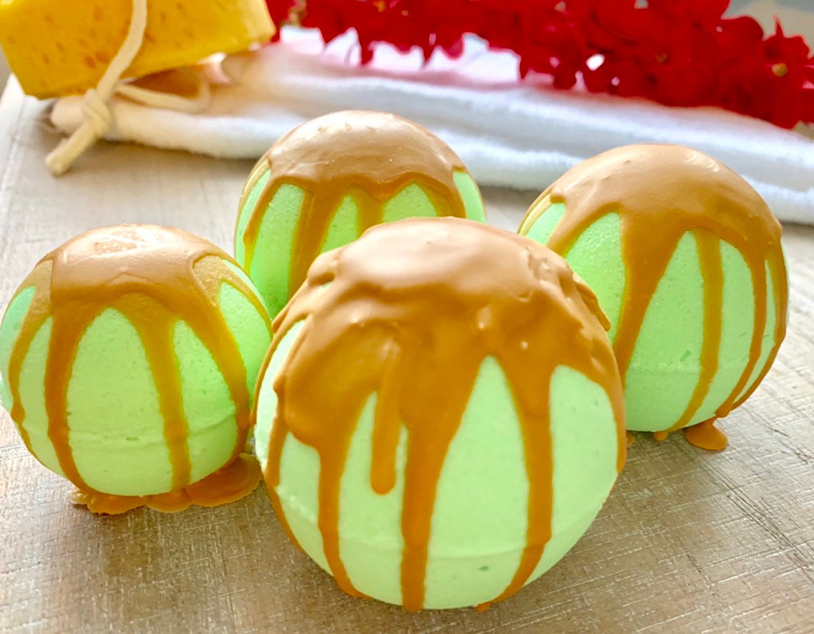 Candy Apple Bath Bomb Fall Bath Bomb Cocoa Butter Bath Bomb - Etsy