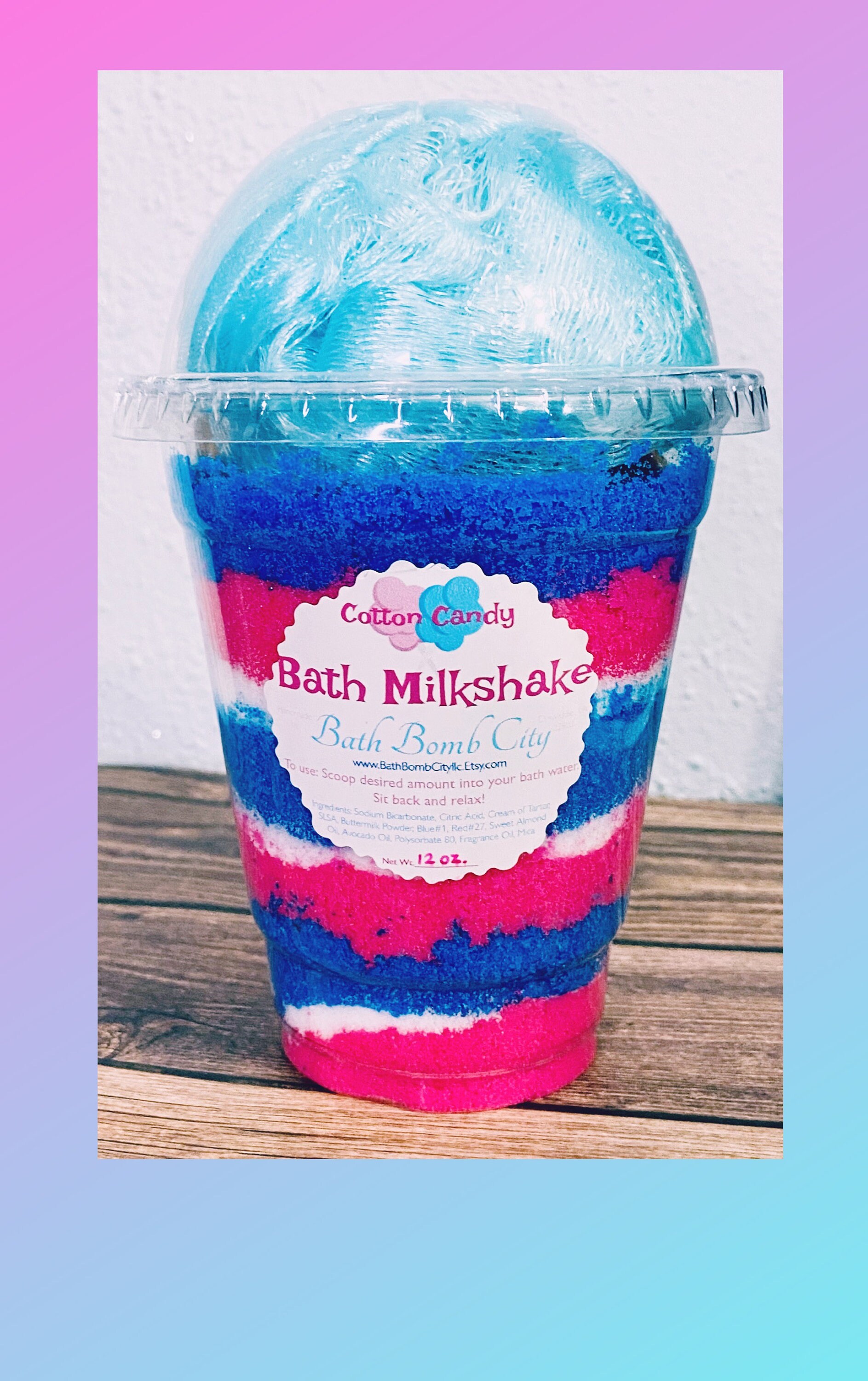 Bath Milkshake Bath Bomb Milkshake Cotton Candy Bath Bomb | Etsy