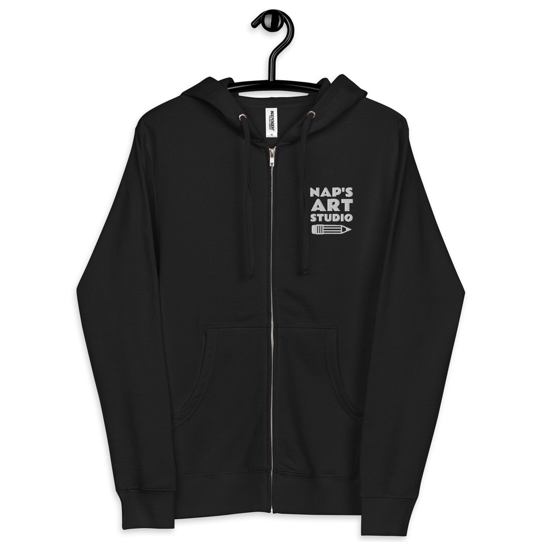 Nap's Art Studio Unisex Fleece Zip up Hoodie - Etsy