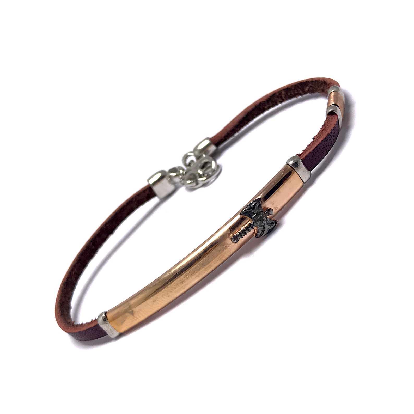 Unisex Bracelet Made Of 925 Sterling Silver Bangle Bracelet Etsy