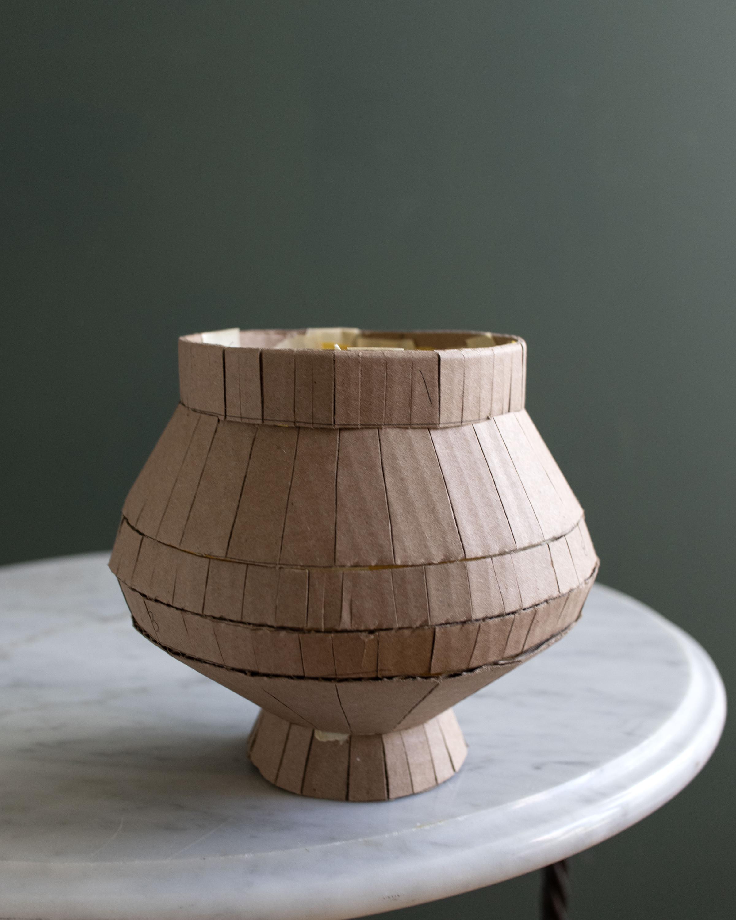 Cardboard & Paper Mâché Templates PDF: BUNDLE of 3 Small Vases / Petite ...