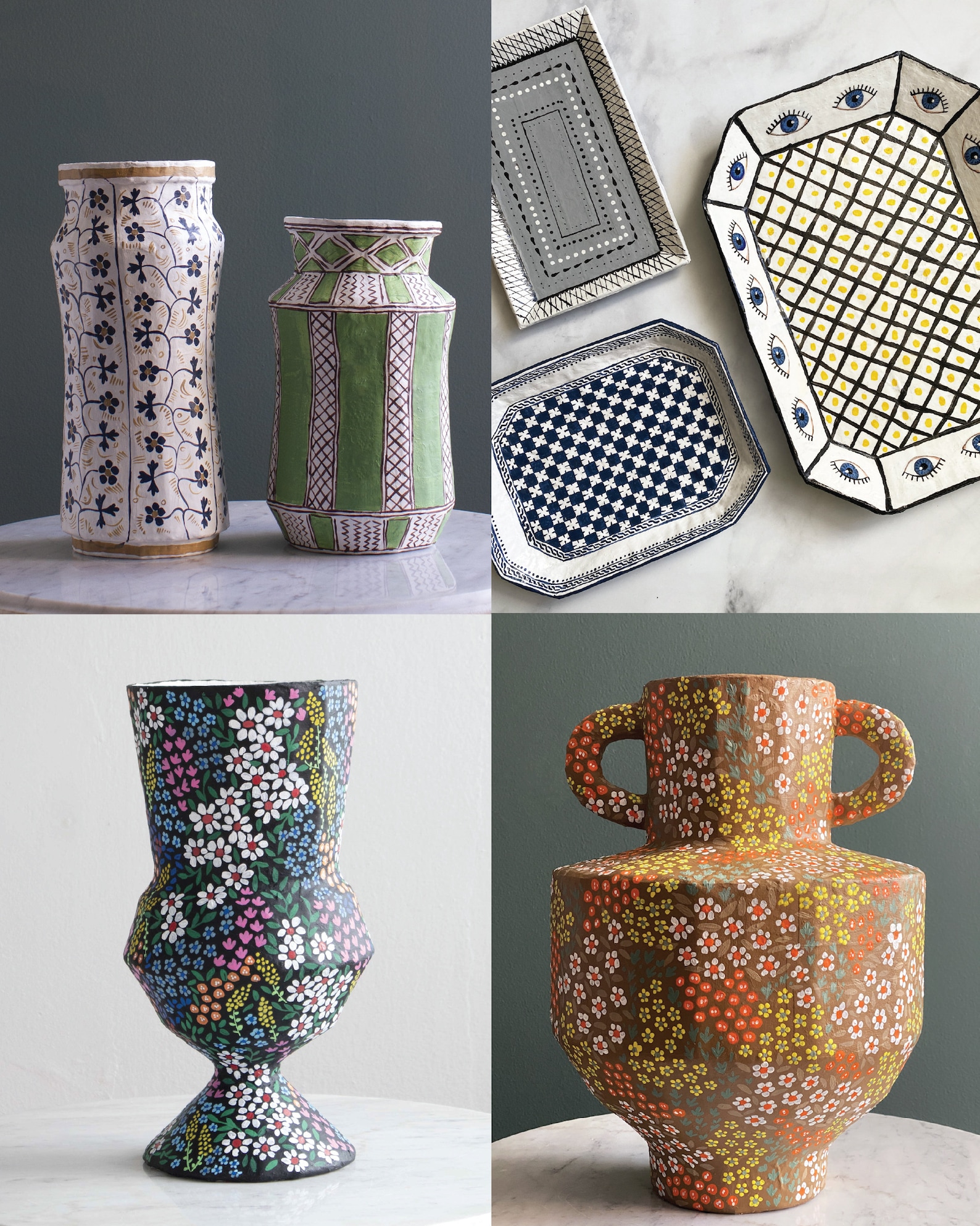 Cardboard & Paper Mâché Templates PDF: BUNDLE of 4 Classic - Etsy