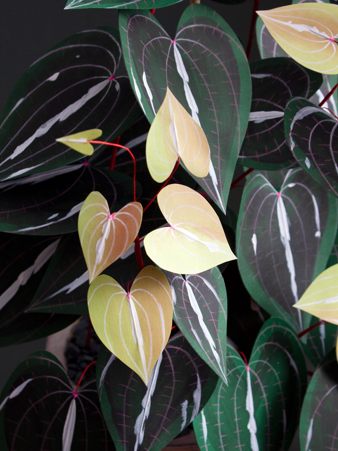 Paper Plant Tutorial PDF: Ornamental Yam - Etsy