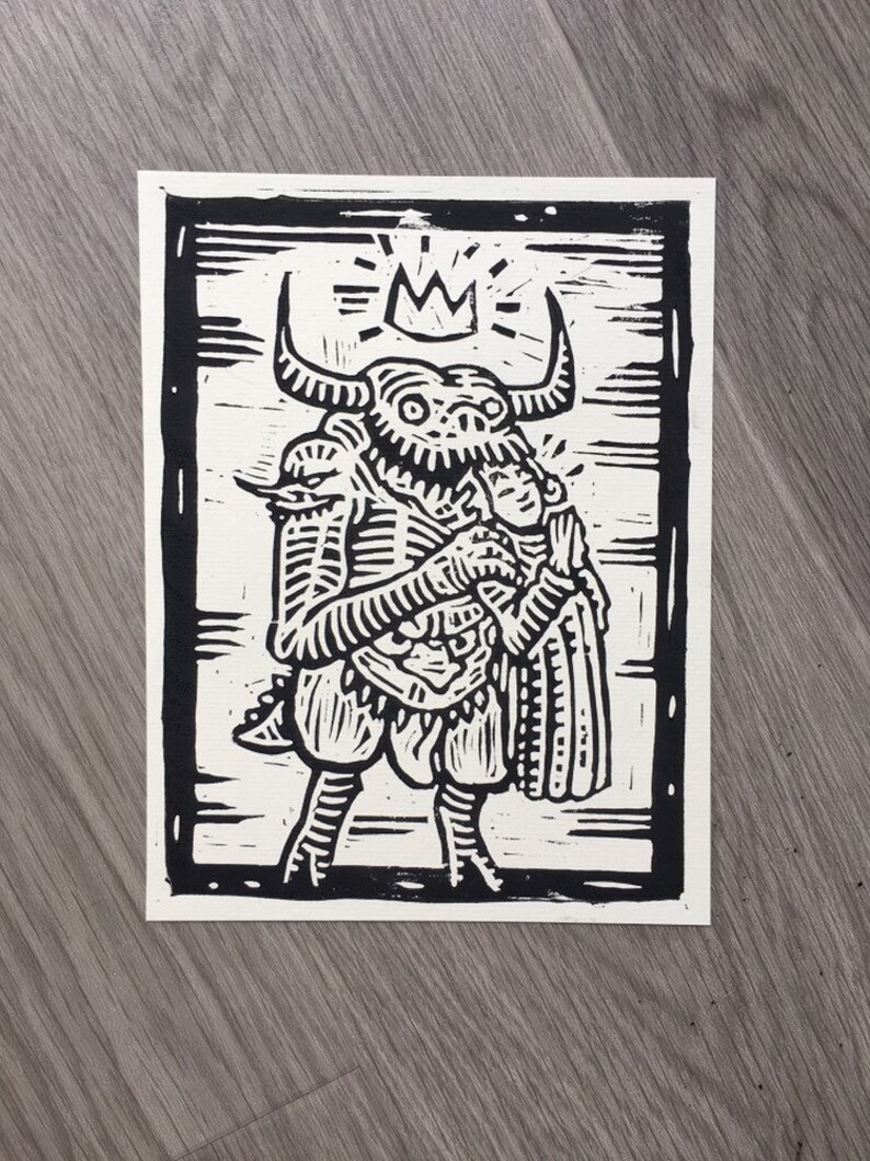 Demon King Devouring Saint. - Etsy