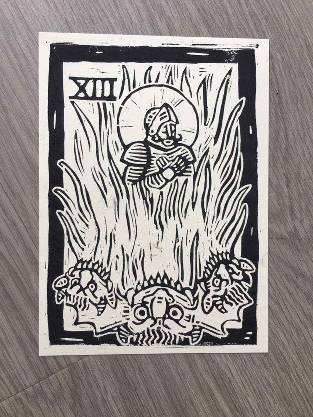 Saint and His Demons - Etsy