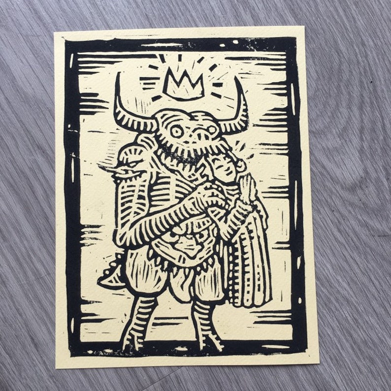 Demon King Devouring Saint. - Etsy
