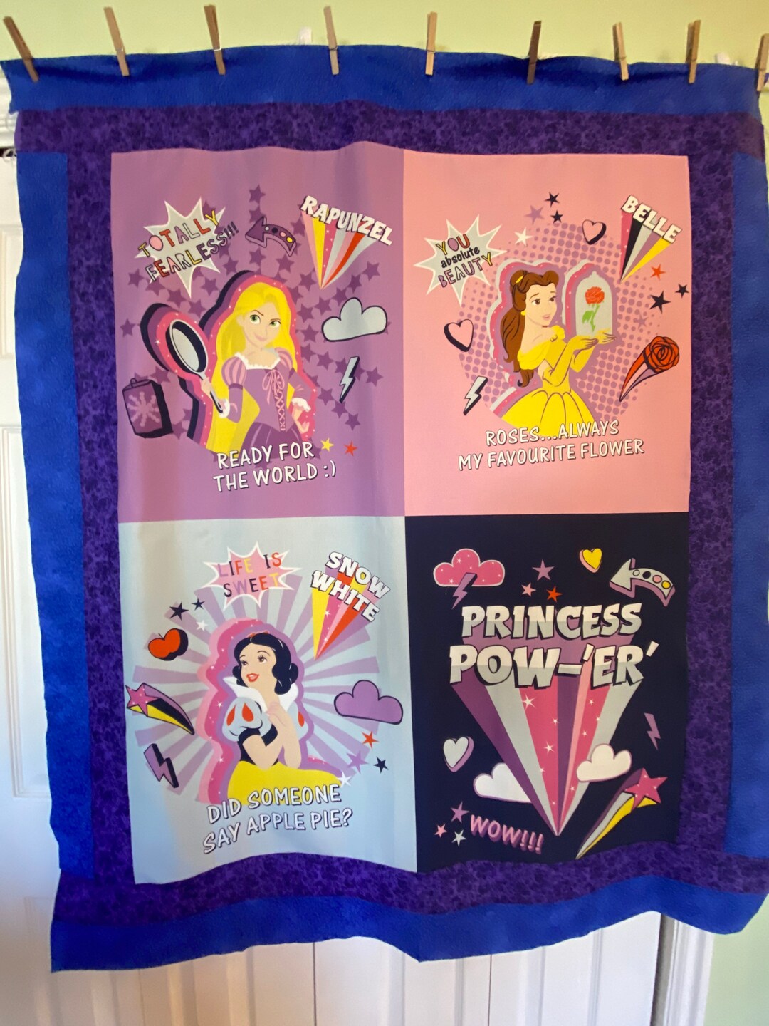 Princess Powers Disney Bright and Brilliant Toddler Sized UNFINISHED ...