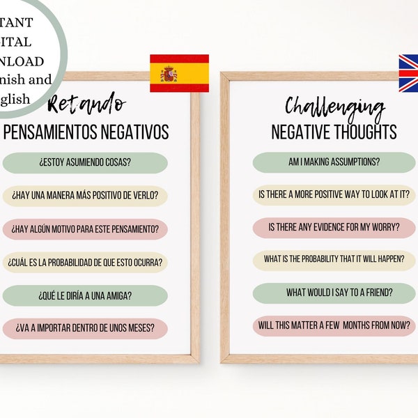 Spanish Therapy Worksheets - Etsy
