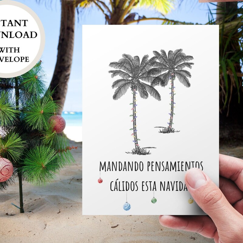 Spanish Holiday Card - Etsy