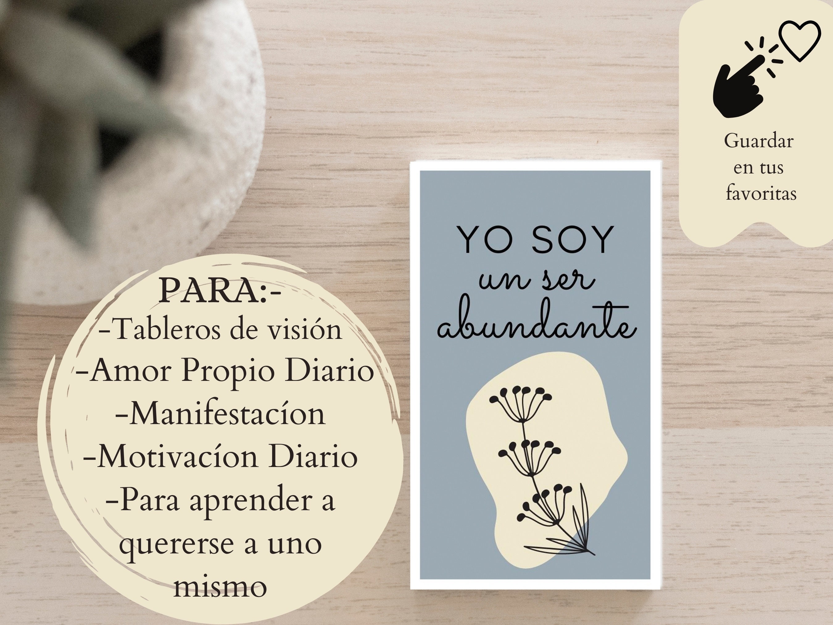 SPANISH Affirmation Cards Printable, Manifestation Cards, I Am Enough ...